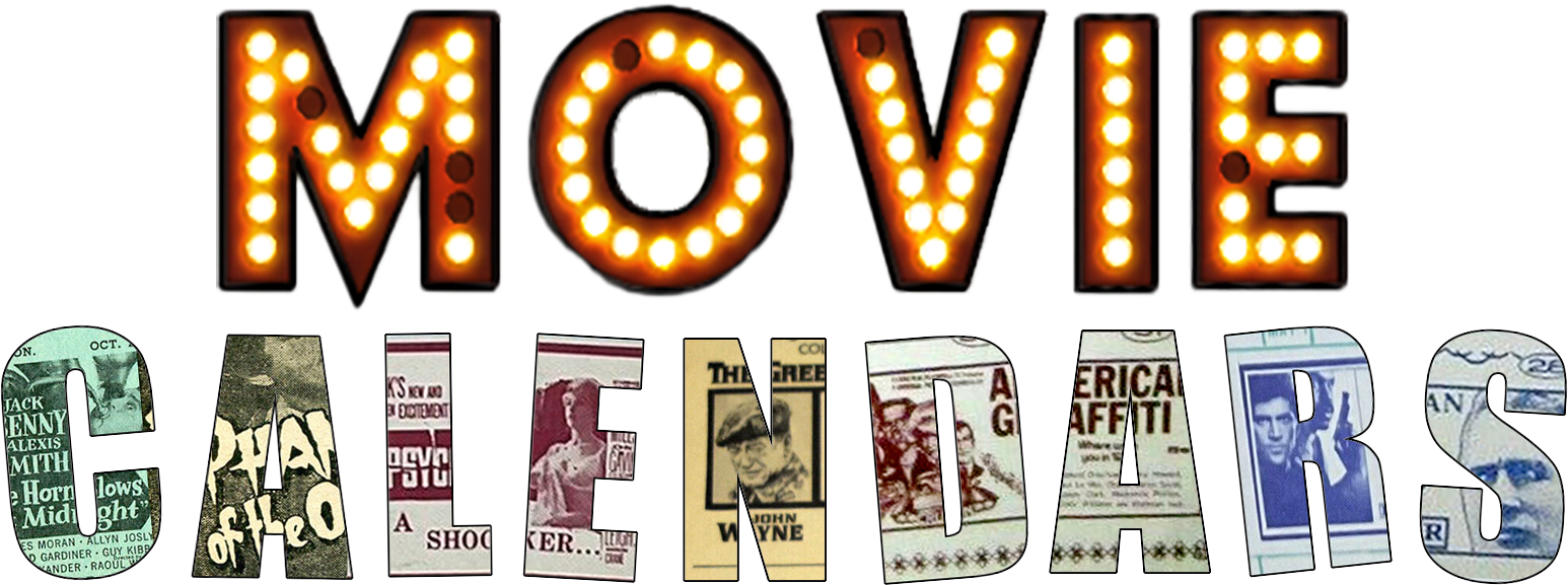 50 years of movies – A visual database of Movie Calendars from 1930's ...